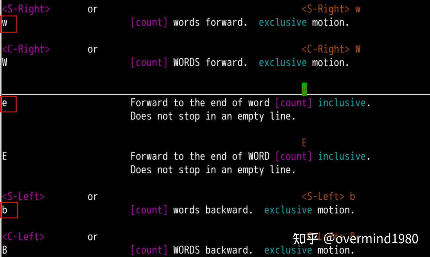 oeasy教您玩转vim - 12 - # 词头词尾 - 知乎