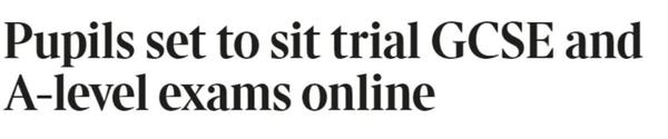 英国计划将A-Level/GCSE搬到线上考？AQA考试局：已经在试了！！ - 知乎