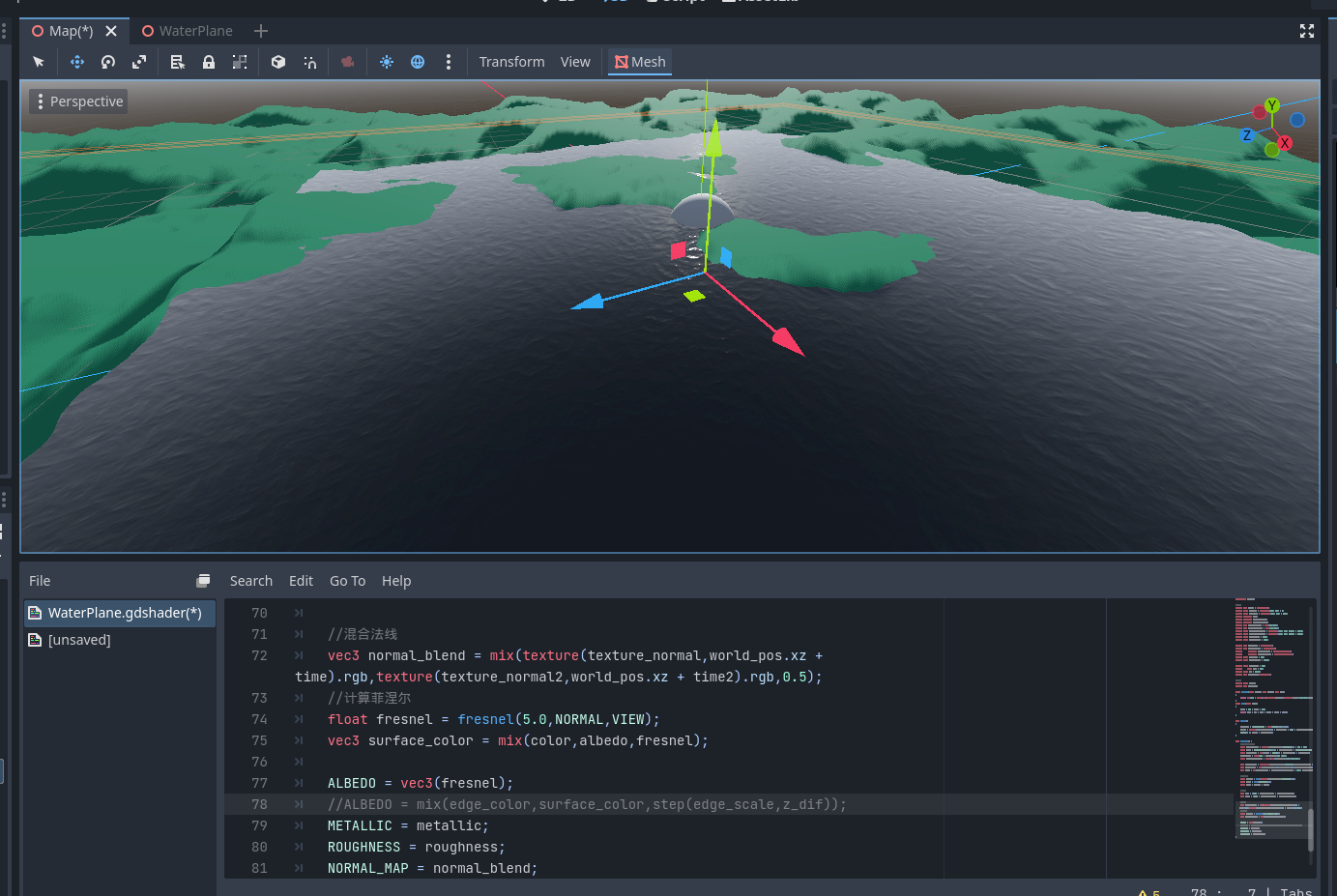【Godot】简单水体渲染 - 知乎