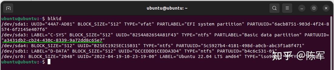 简记：DiskId/PartitionId 跟 blkid 的对照 - 知乎