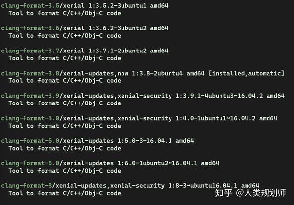 Ubuntu16.04环境下安装：clang-format-11 - 知乎