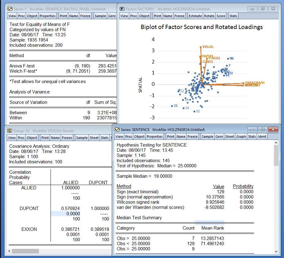 EViews 11概述：强大的分析工具 - 知乎
