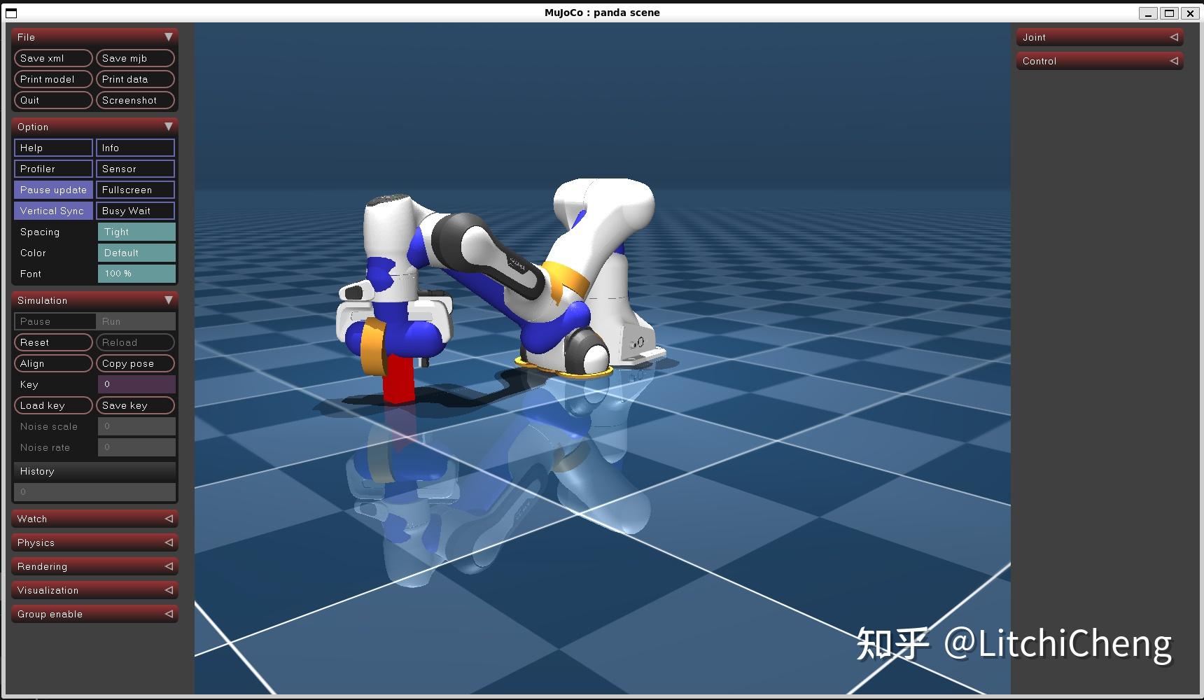 MuJoCo 机械臂物体碰撞、接触检测方式一 - 知乎