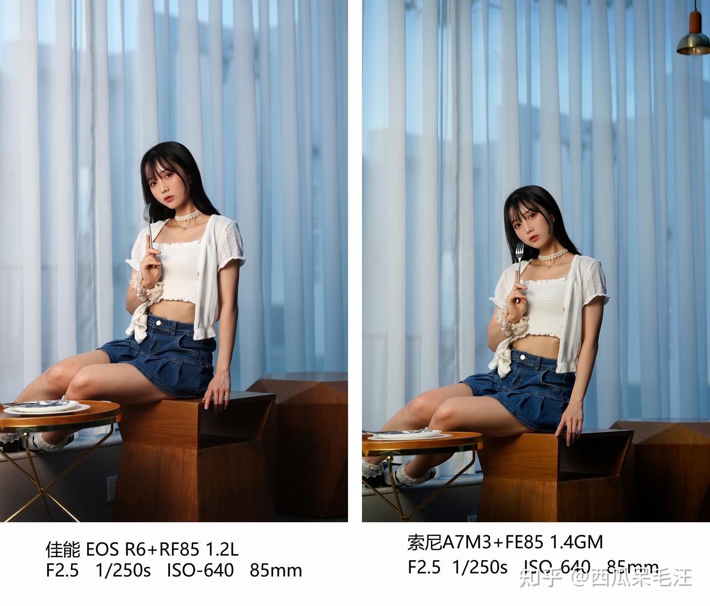 人像肤色差异这么大？佳能EOS R6 VS索尼A7M3人像评测 - 知乎