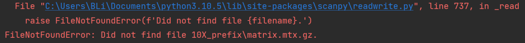 scanpy读10X单细胞数据报错 - 知乎