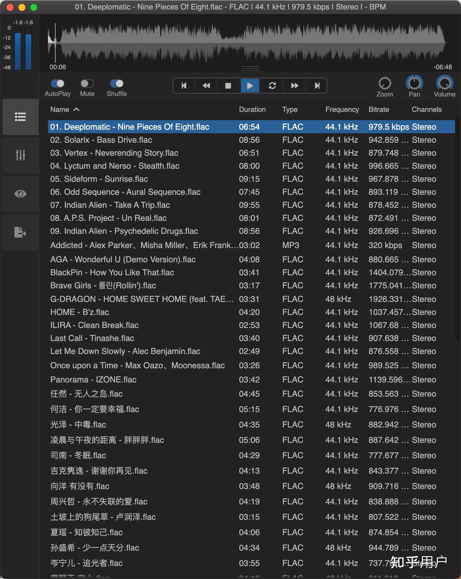 mac上有没有能显示波形音轨的音乐播放器？ - 知乎