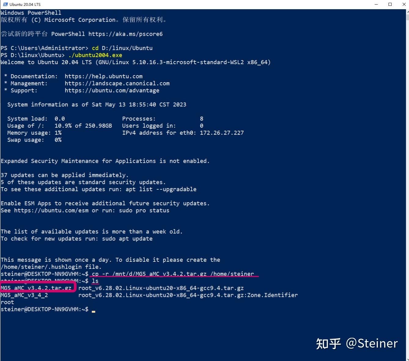 在Windows系统用WSL装Linux系统运行MadGraph（及粒子三件套） - 知乎