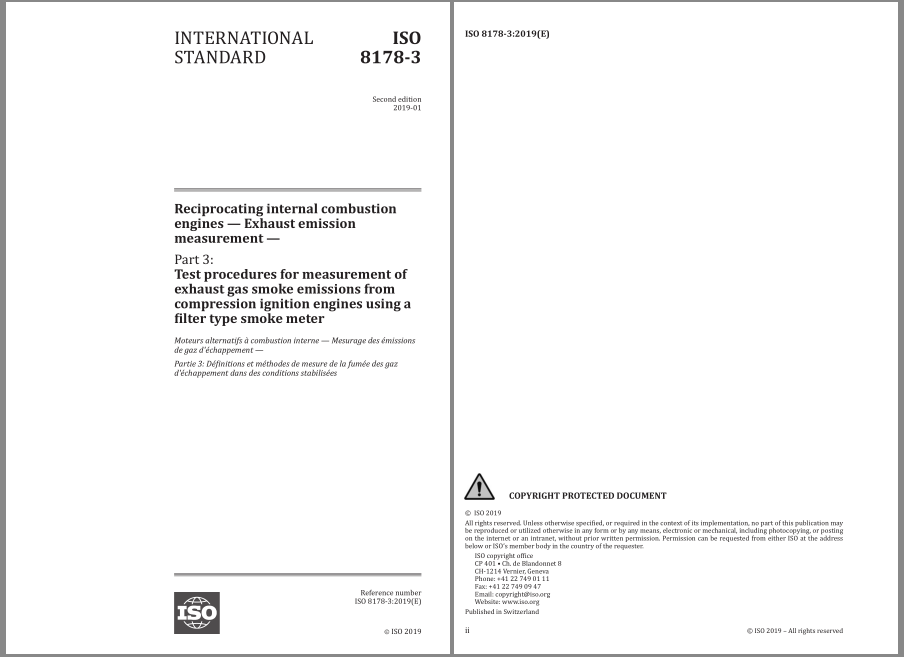 ISO 8178系列标准-1至-9【中文版翻译+PDF原版】往复式内燃机--废气排放测量 - 知乎