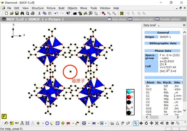 用Diamond构建多面体MOF模型 - 知乎