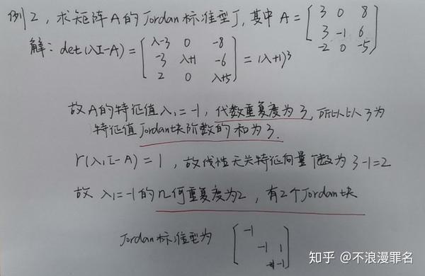 （数值分析）十一、矩阵的Jordan分解 - 知乎
