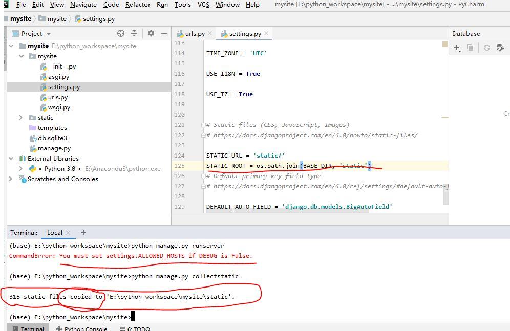 django DEBUG=False静态文件无法安装 - 知乎