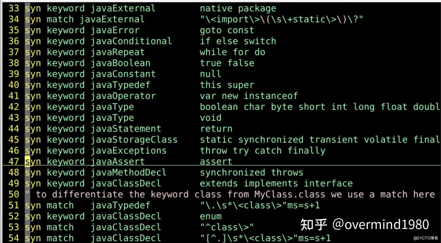 oeasy教您玩转vim - 90 - # 语法定义syntax - 知乎