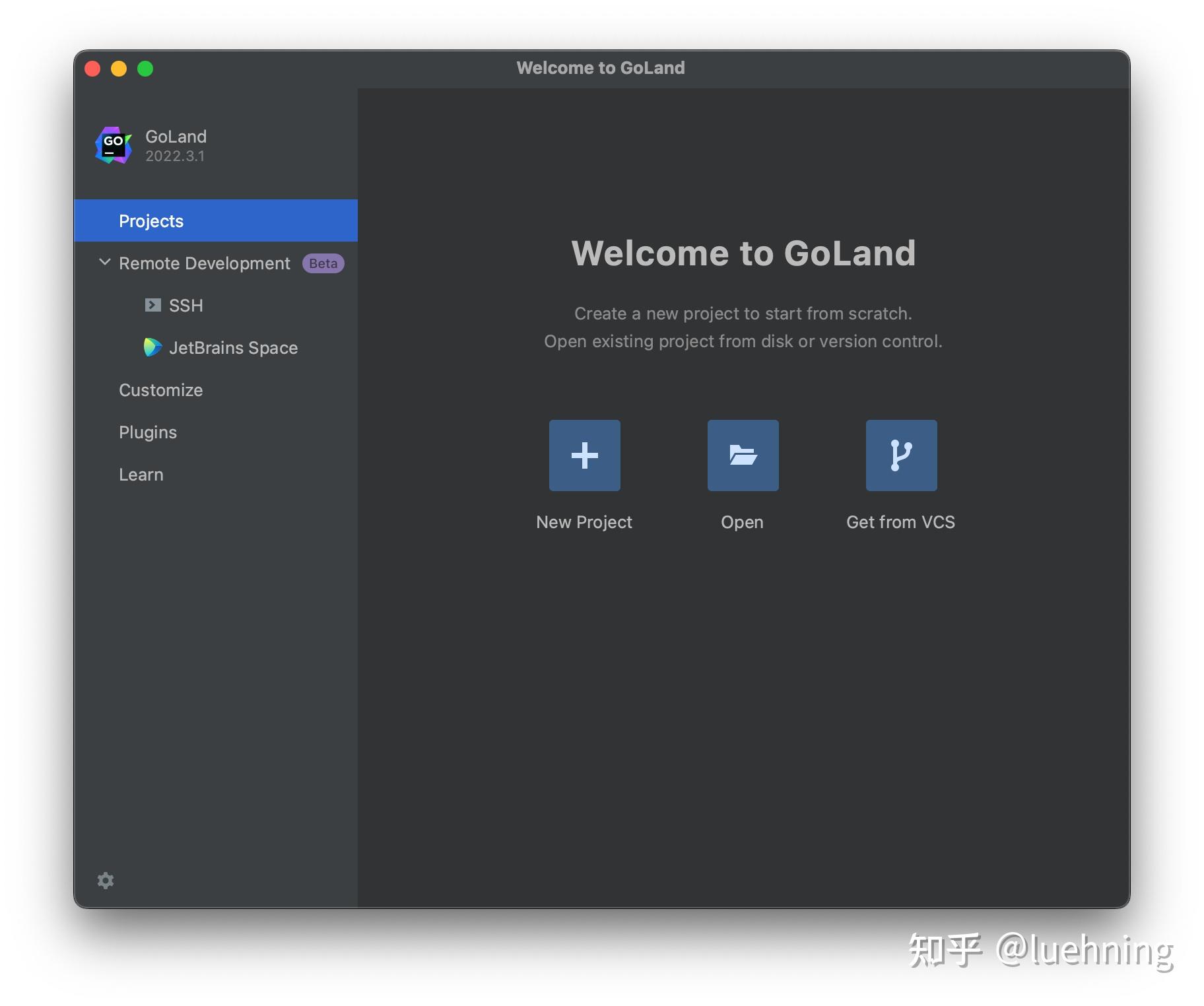 Gopher002 Mac M1 安装goland 创建demo项目 知乎 