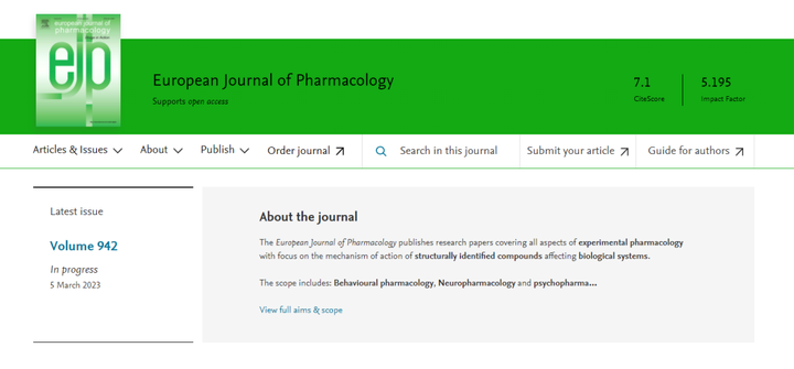 SCI期刊分析：最新升级为TOP期刊！药学JCR2区，接收快，无版面费 - 知乎