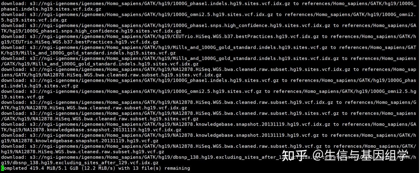 生信软件43 - iGenomes批量下载Ensembl、NCBI、GATK和UCSC参考基因组和注释文件资源 - 知乎