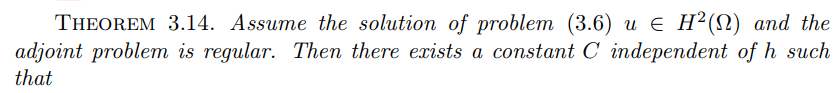 有限元-3.3. The L2 error estimate - 知乎