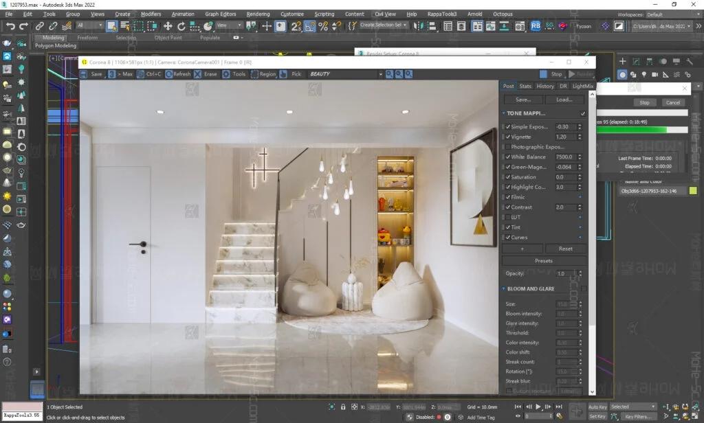 Corona Renderer 8 正式版实时交互渲染器完美版 永久版 非循环试用 For 3DMAX2014~2023 - 知乎