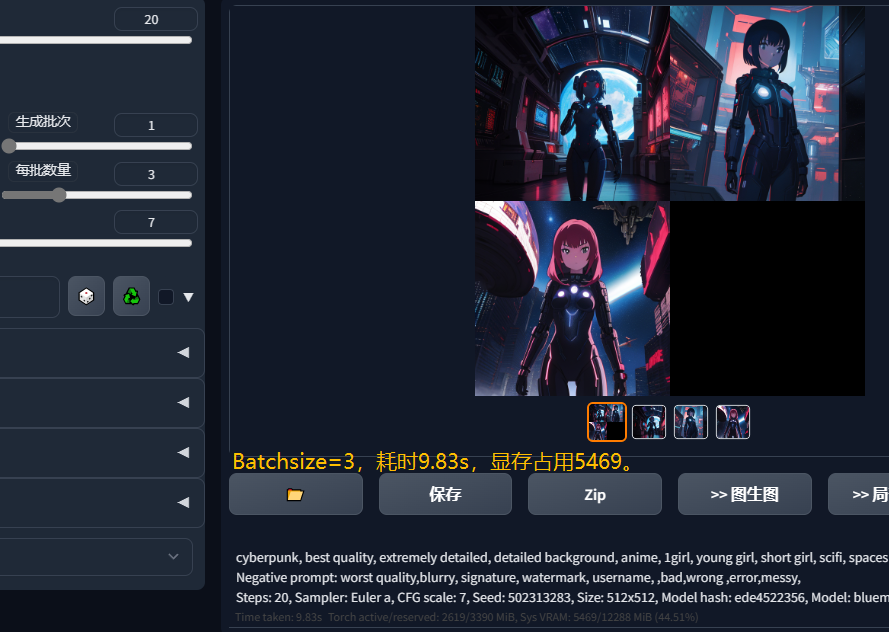 AI绘画|探究Batchsize对出图速度的影响 - 知乎