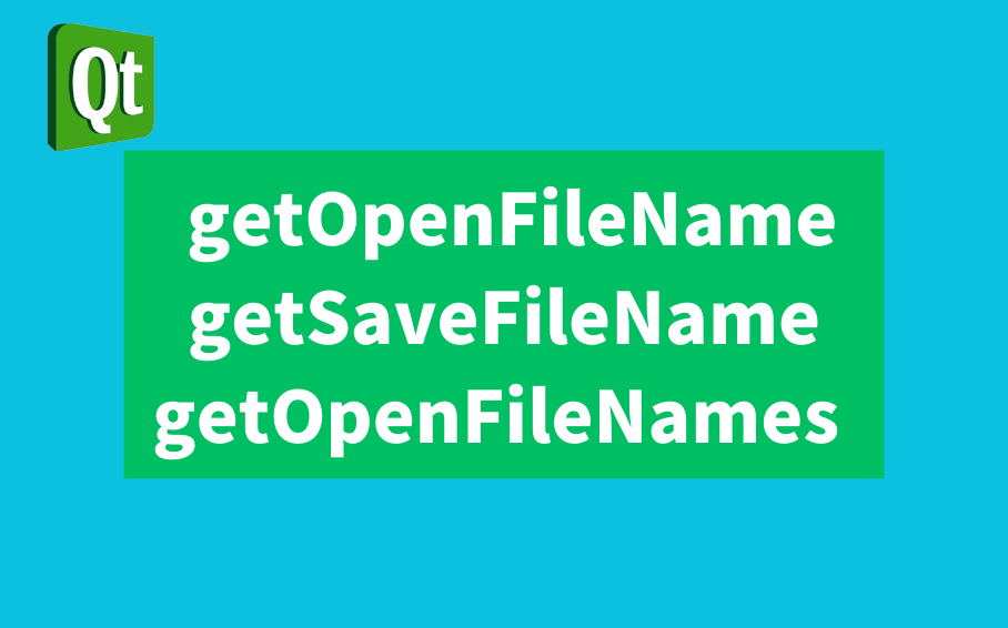 Qt之getOpenFileName,getSaveFileName,getOpenFileNames - 知乎