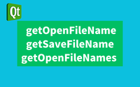 Qt之getOpenFileName,getSaveFileName,getOpenFileNames - 知乎