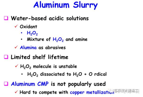 CMP工艺--金属CMP机理及Slurry - 知乎