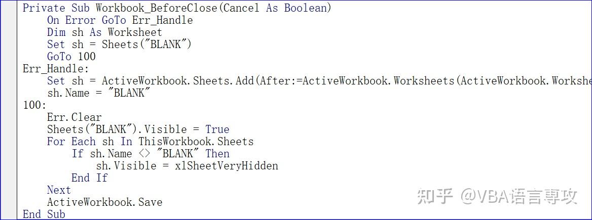 开工作簿时自动运行事件的代码修正第一部分 - 知乎