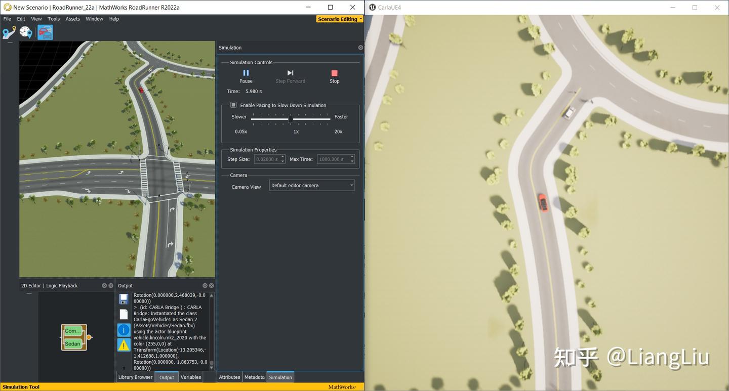 RoadRunner Scenario+CARLA联合仿真 - 知乎