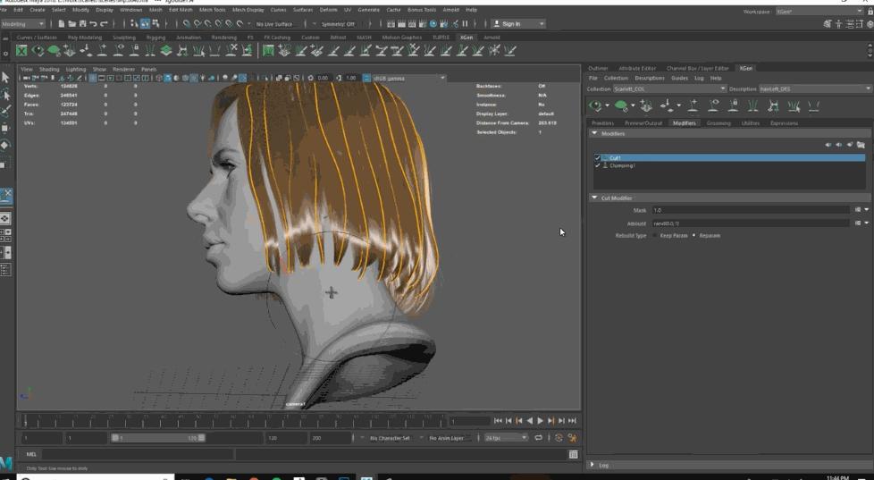 全网最全Maya-XGen毛发制作教程，初级到深入全涉及! - 知乎