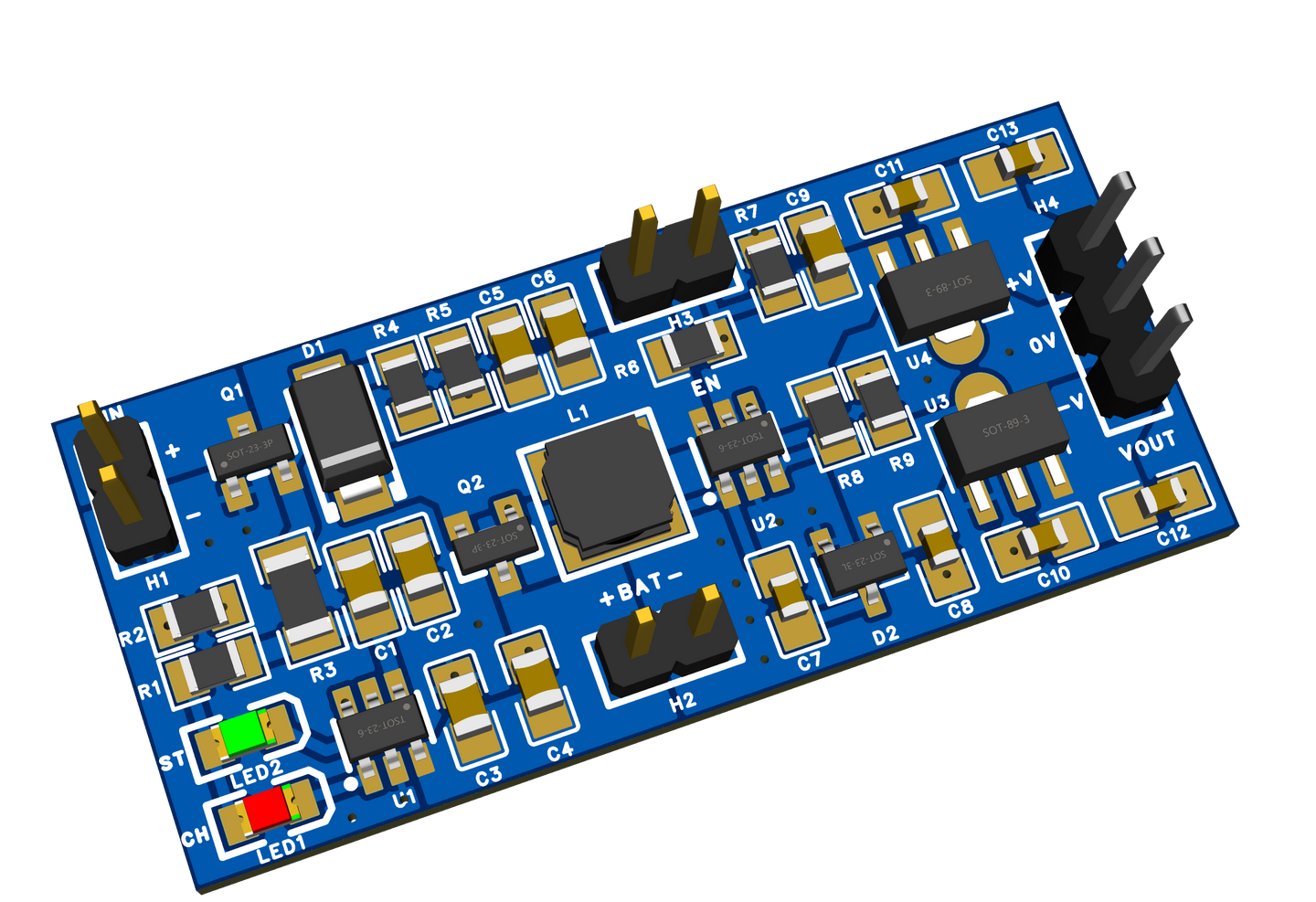 【P57】实用：锂电池边充边放升压正负双电源输出 - 知乎
