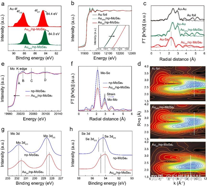纳米多孔MoSe2负载Au单原子实现高效NRR - 知乎