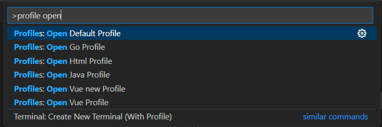 VS Code Profile 配置 - 知乎