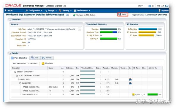 充分利用 Oracle SQL监控 - 知乎