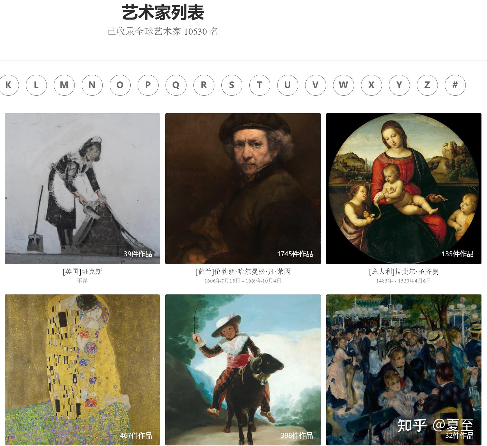 22个在线欣赏古往今来艺术家作品的艺术资源库网 - 知乎