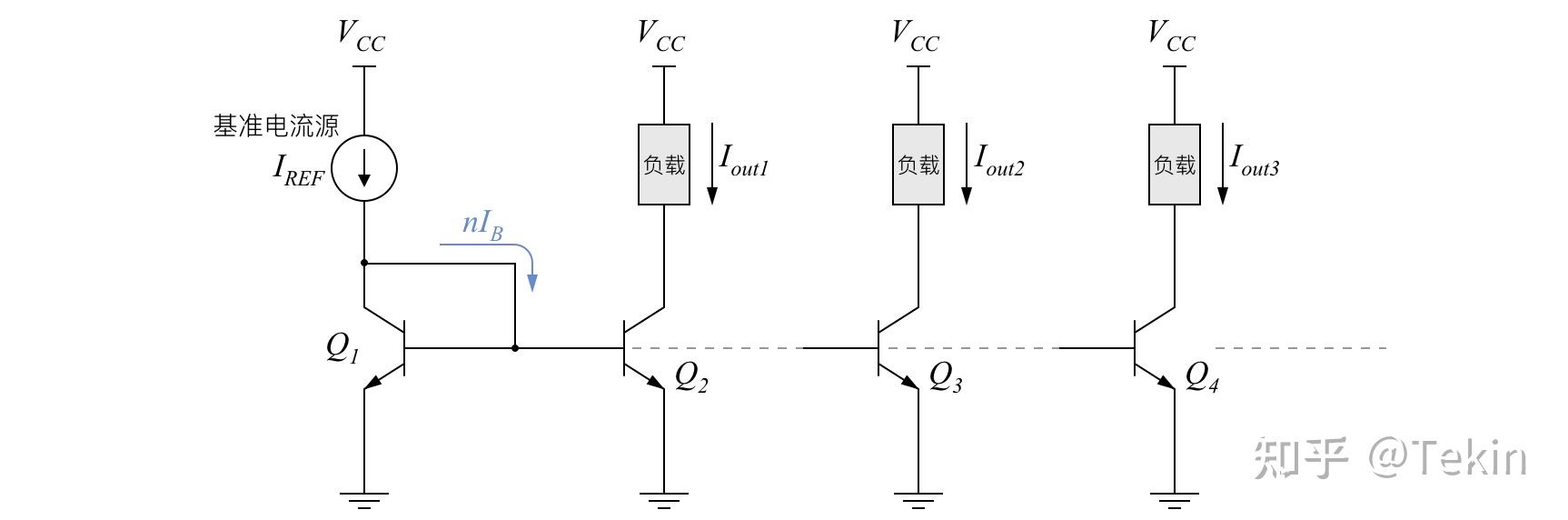 初级模拟电路：3-8 BJT 电流源 - 知乎