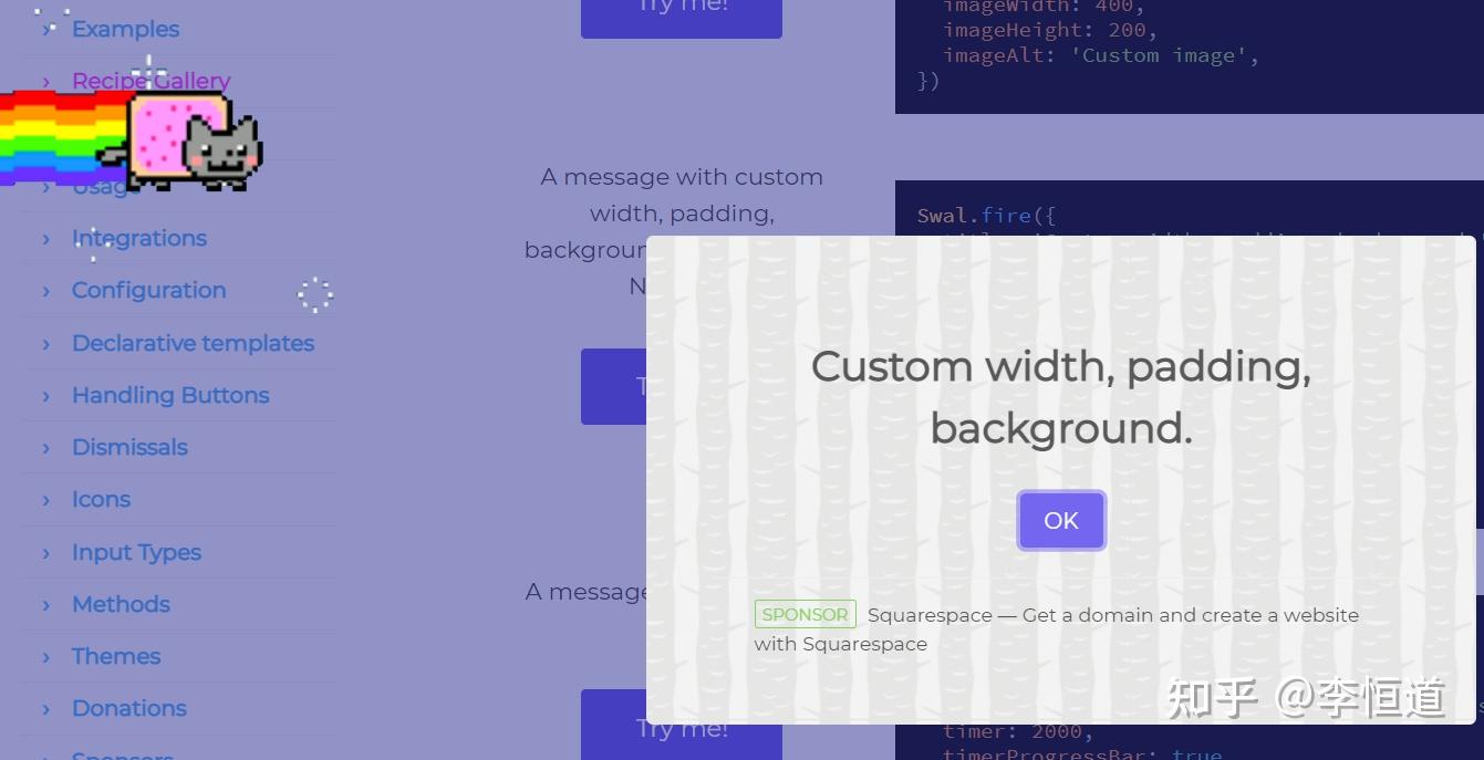 [油猴脚本开发指南]SweetAlert2的漂亮对话框 - 知乎