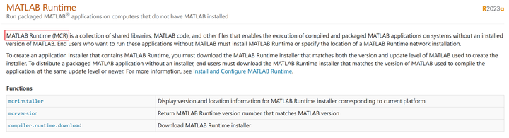 Matlab Runtime的使用入门 - 知乎