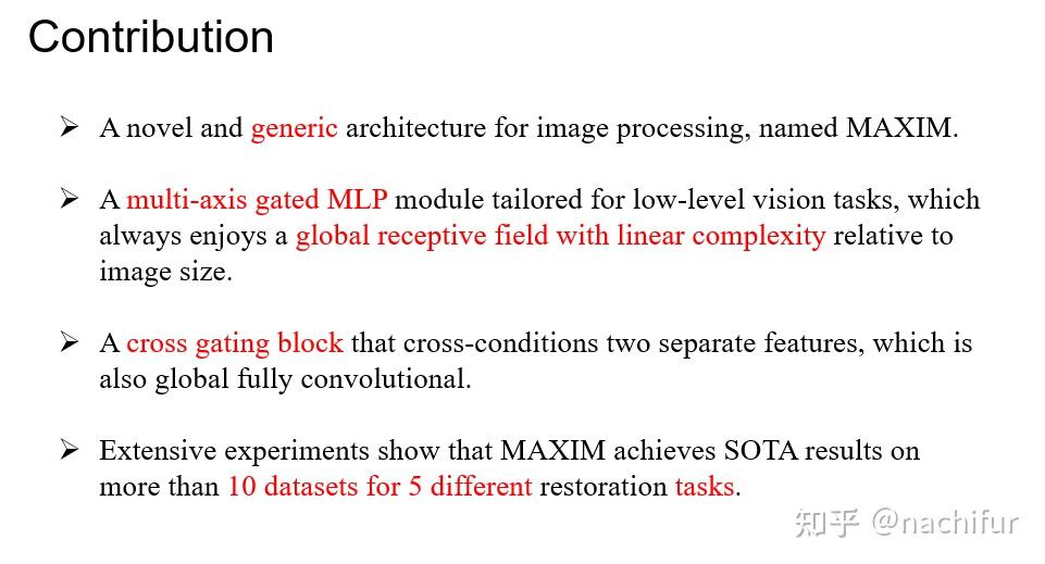 MAXIM: Multi-Axis MLP for Image Processing - 知乎