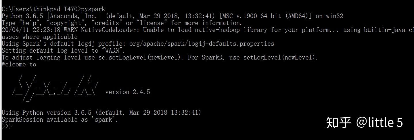 Windows下pyspark的环境搭建 - 知乎