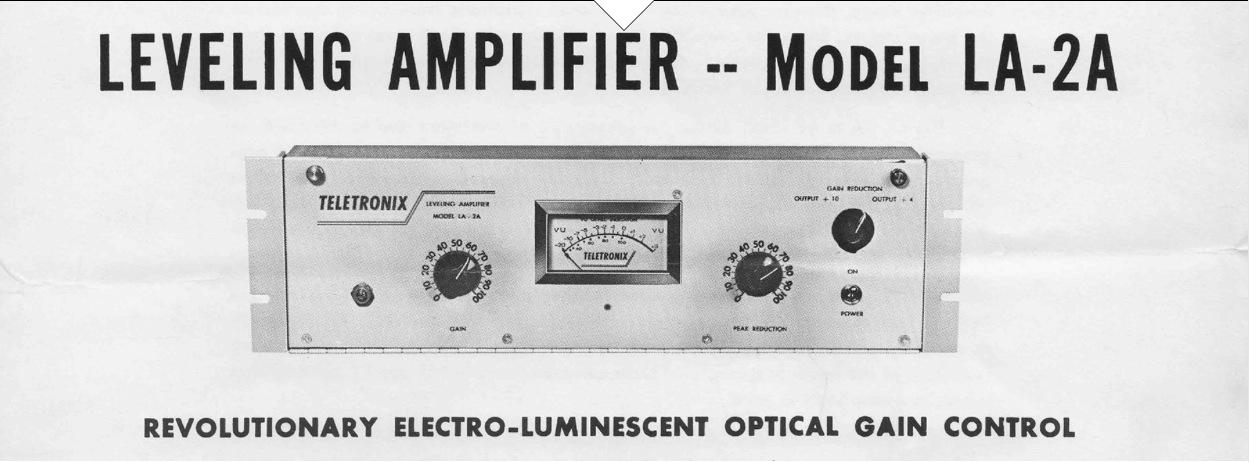 UAD LA-2A压缩器插件的介绍与小技巧 - 知乎