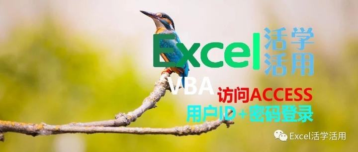 Excel VBA 访问带密码保护的Access数据库/用户窗体设置/EXCEL用户+密码登录界面（Access版） - 知乎