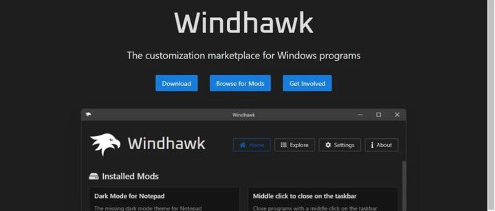 Windhawk：为你的 Windows 系统安装模组(Mod) - 知乎