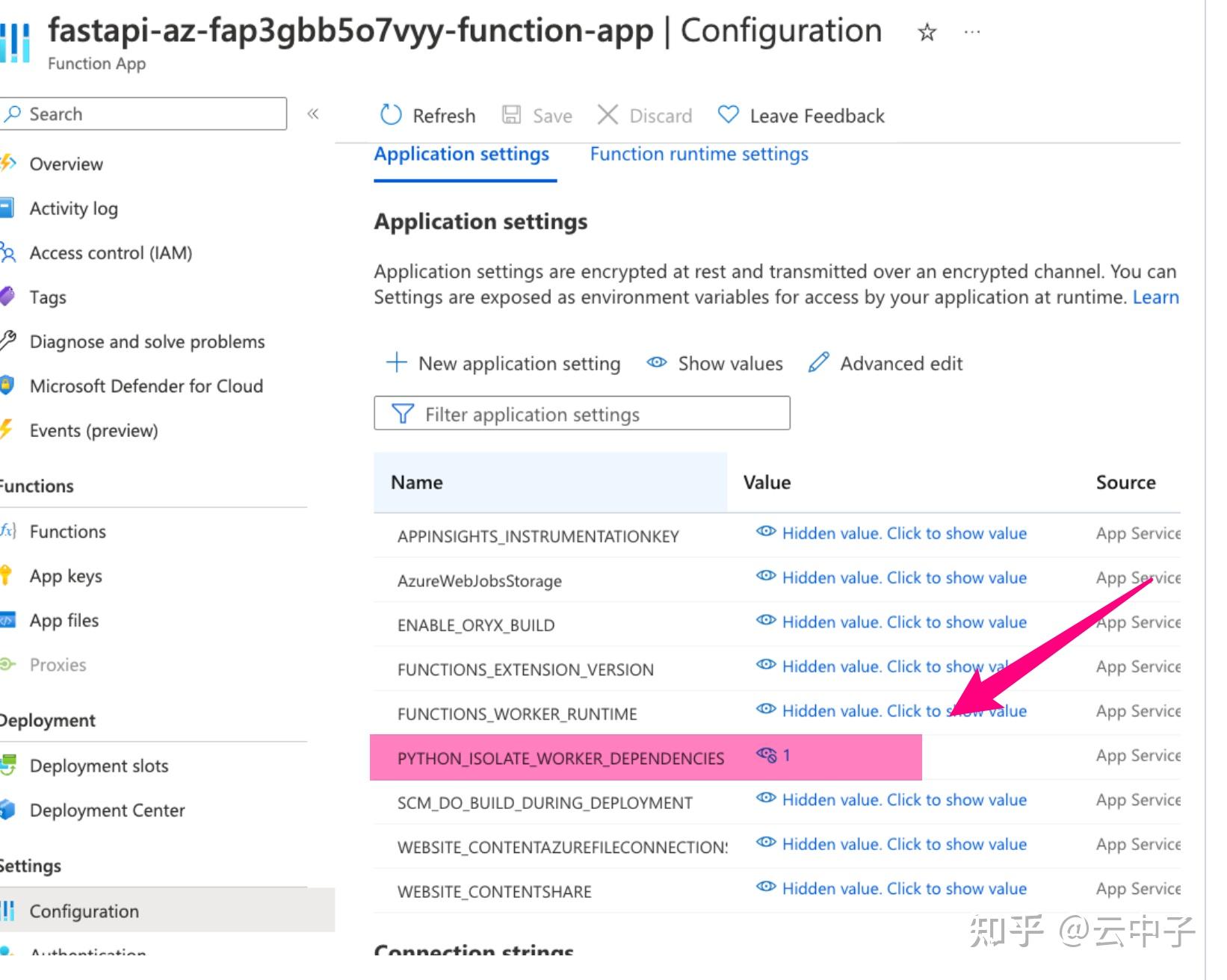 【azure 应用服务】python Fastapi Function在azure中遇见attributeerror异常 知乎