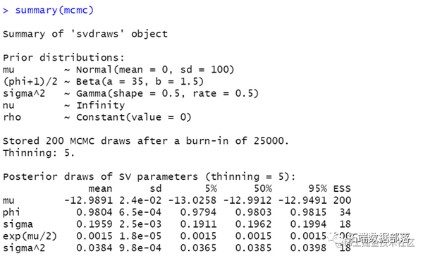 R语言随机波动模型SV：马尔可夫蒙特卡罗法MCMC、正则化广义矩估计和准最大似然估计上证指数收益时间序列|附代码数据 - 知乎