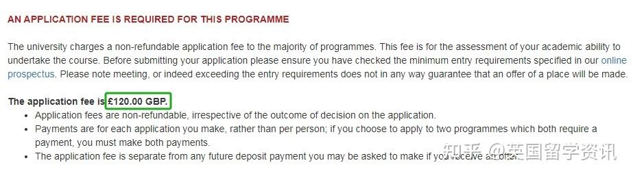 24fall英国QS前100大学申请费汇总，部分院校有上涨！ - 知乎