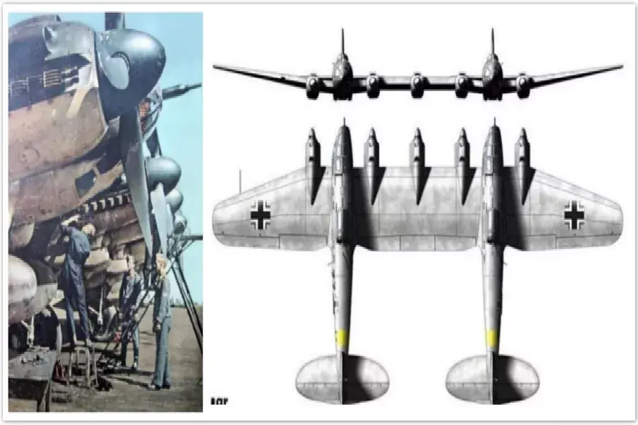 史上著名的胖子飞机He-111Z型轰炸机严重名不副实，最后成为了牵引机 - 知乎