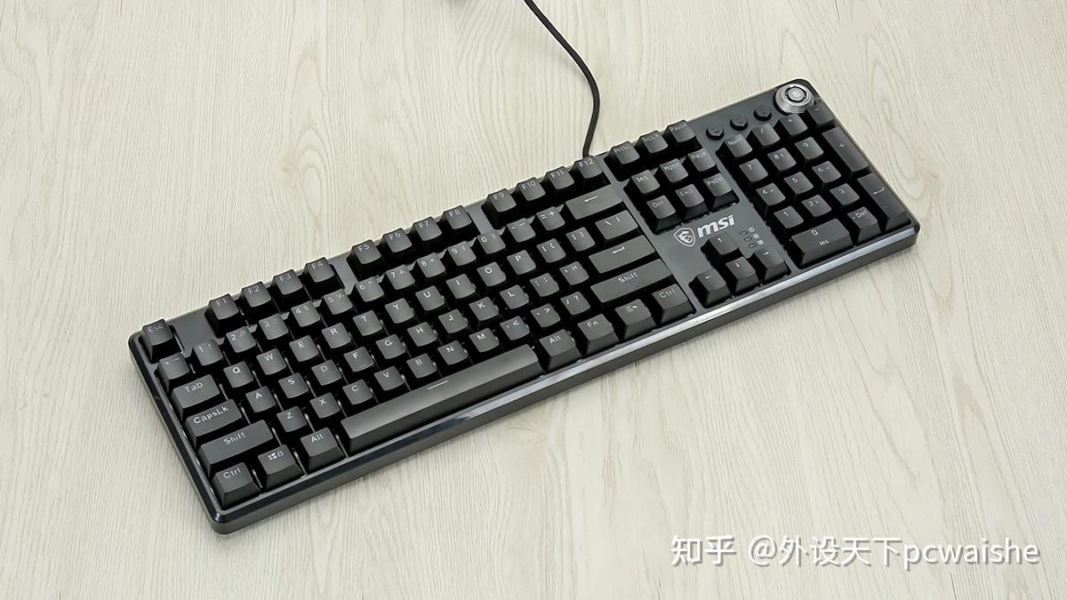 微星VIGOR GK50Z V2游戏机械键盘评测：外观功能全面升级 - 知乎