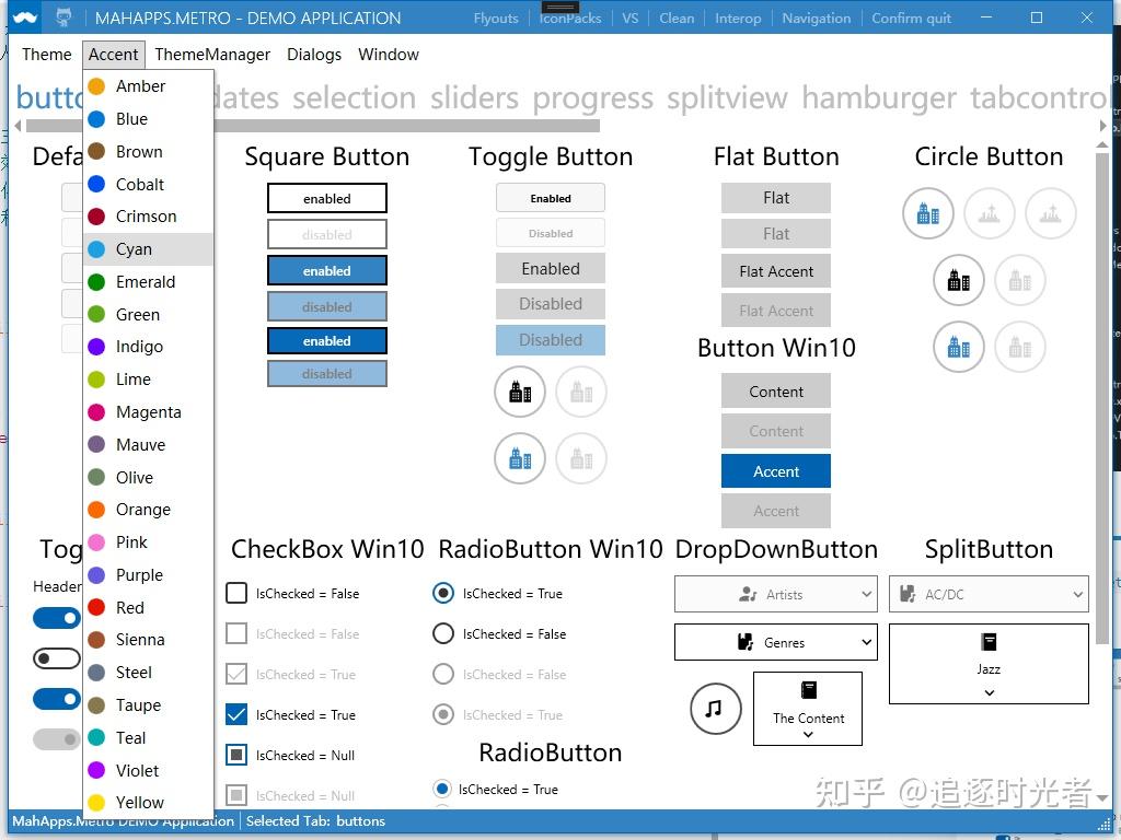一组开源、免费、Metro风格的 WPF UI 控件库 - MahApps.Metro - 知乎
