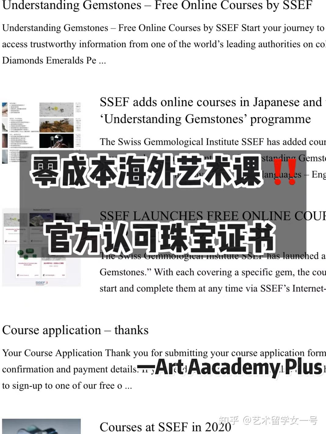 零成本！半小时获得SSEF国际珠宝证书 - 知乎