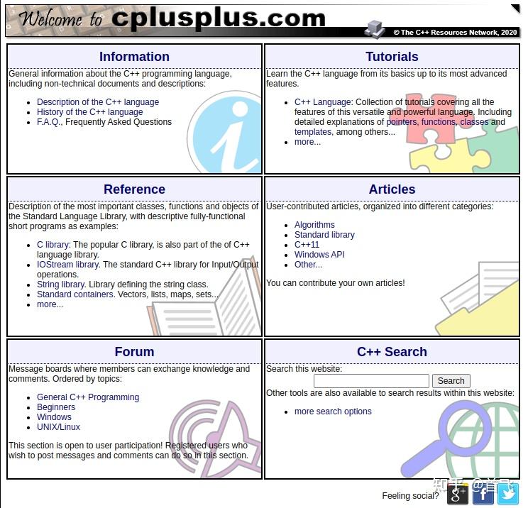 推荐两个C++API参考网站 - 知乎