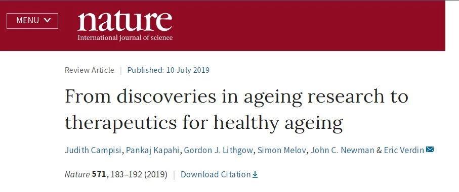 Nature重磅综述：从衰老研究到衰老干预措施 - 知乎